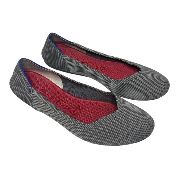 Rothy's | Shoes | Rothys Classic The Flat Charcoal Ballet Womens Size ...